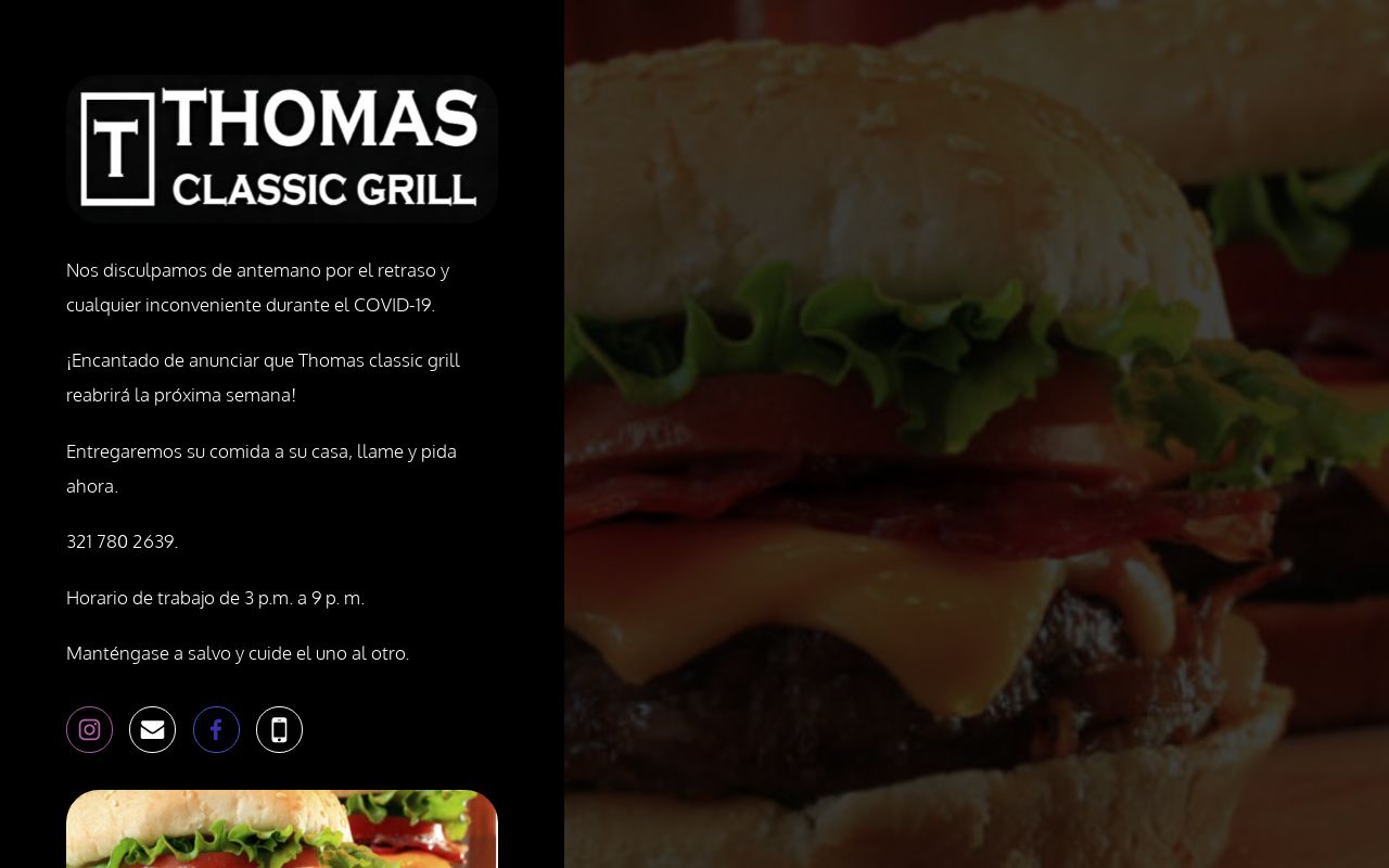 Thomas classic grill